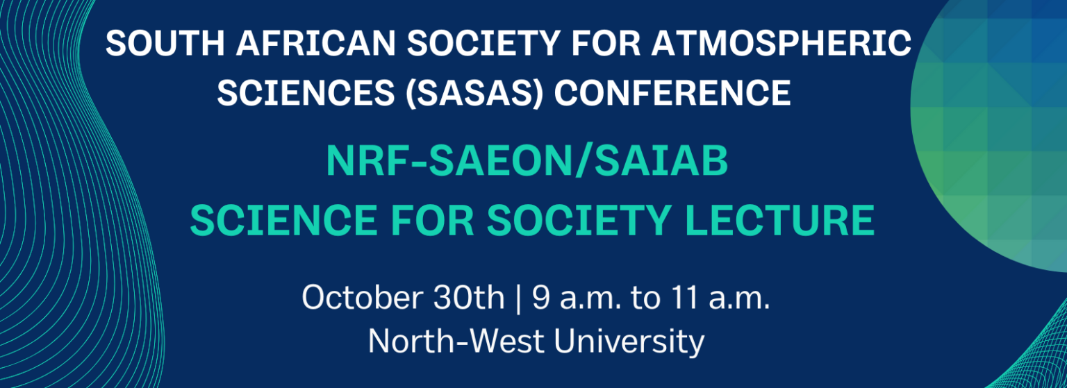 Science for Society Lecture – South African Institute for Aquatic ...